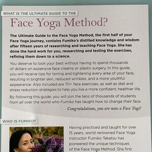Book | Other | The Ultimate Guide To The Face Yoga Method By Fumiko Takatsu Antiaging Book ...